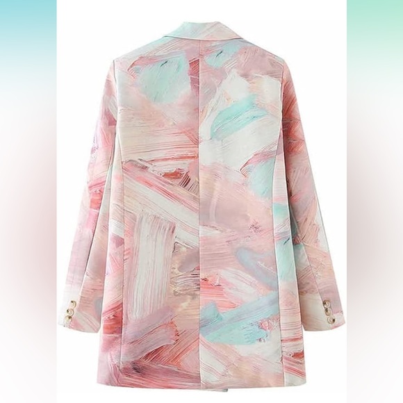 Jackets & Coats | Multicolor Pastel Blazer | Poshmark